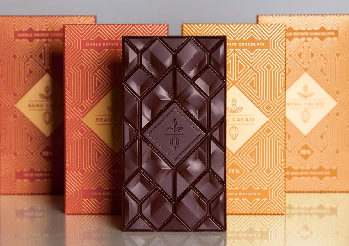 Beau Cacao Packaging & Chocolate Bar Design | petewong&designers PWAD ...