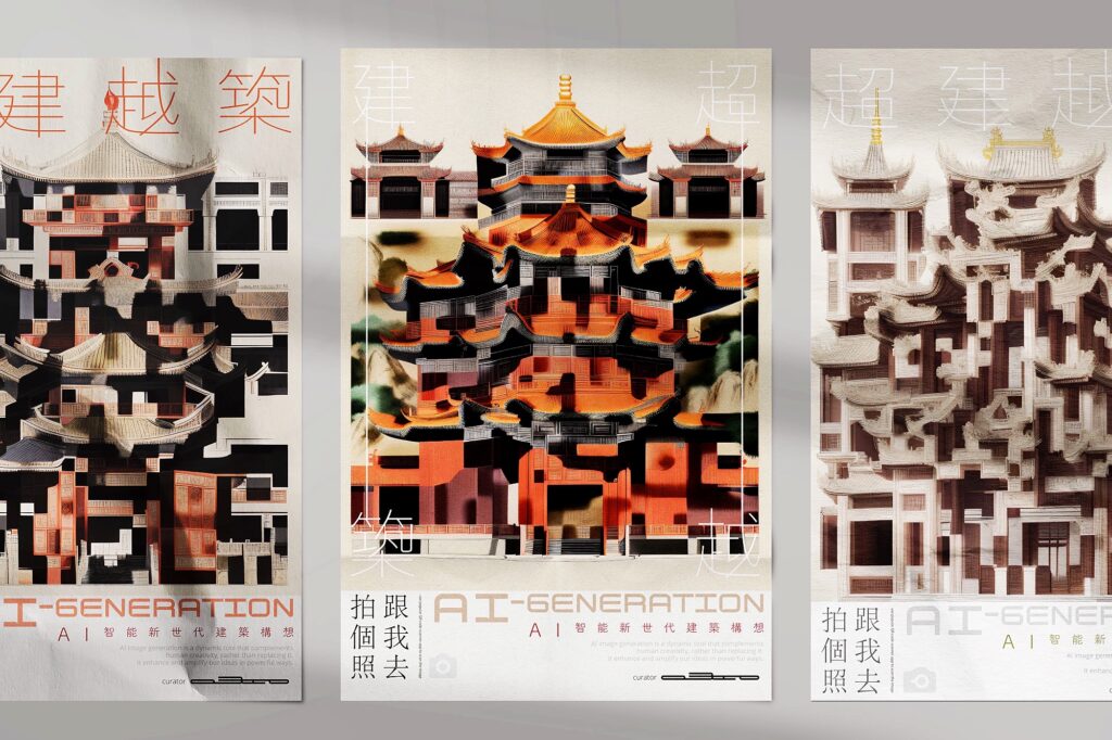 AI Architect Exploring Exhibition Poster – Embedded QRCode by AI ...