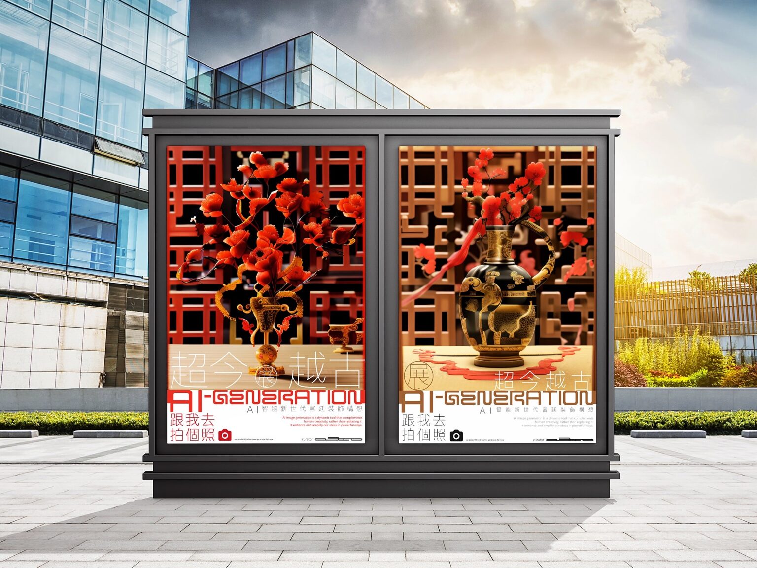 Neo Chinese Palace Decor Masterpiece Exhibition Poster – Embedded ...