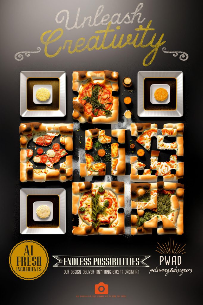 Unleash Creativity Poster – Embedded QRCode by AI Generation | petewong ...